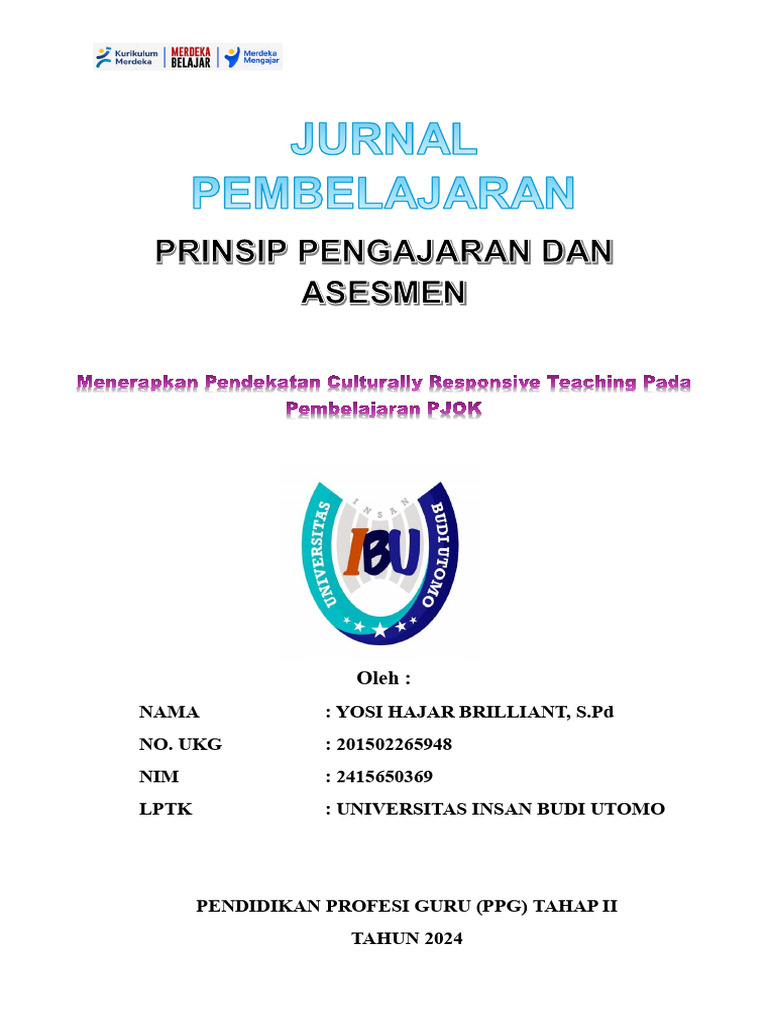 Cover Modul 1 PPG Daljab | PDF