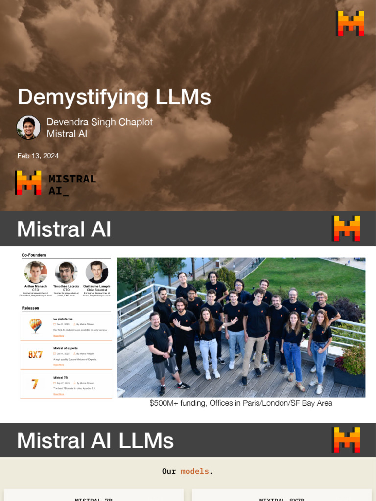 Demystifying LLMs | PDF | Machine Learning | Teaching Methods & Materials Demystifying LLMs | PDF | Machine Learning | Teaching Methods & Materials