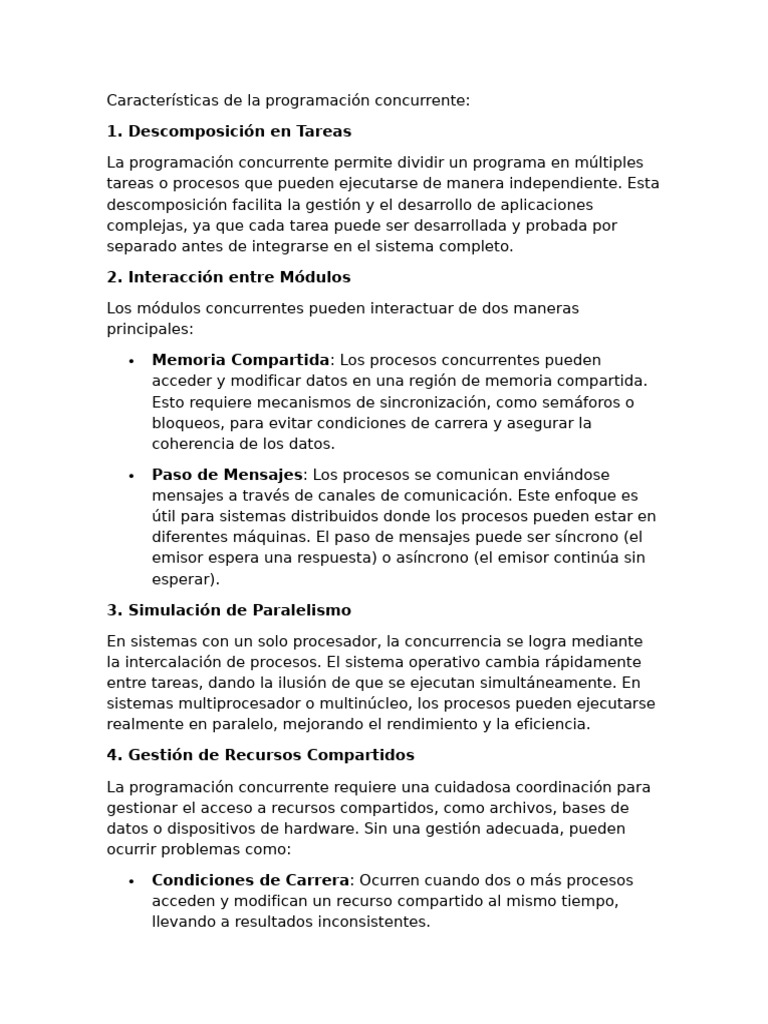 Programación Concurrente 2 | PDF