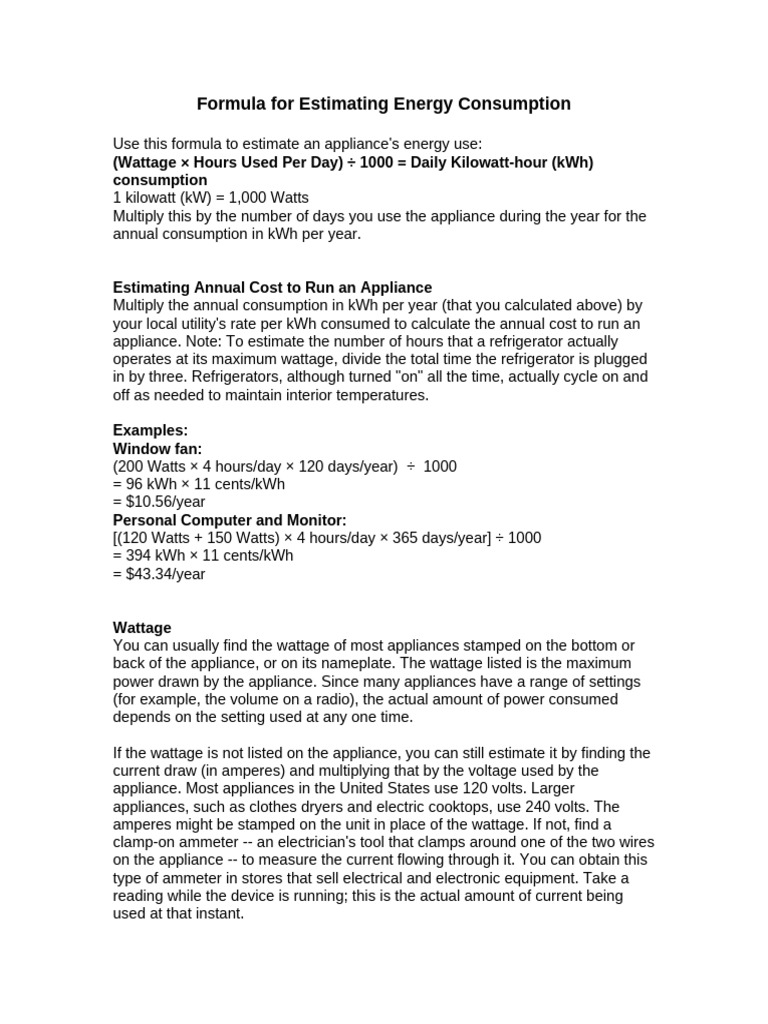 HEMS-Appliances-Formula-for-Estimating-Energy-Consumption | PDF
