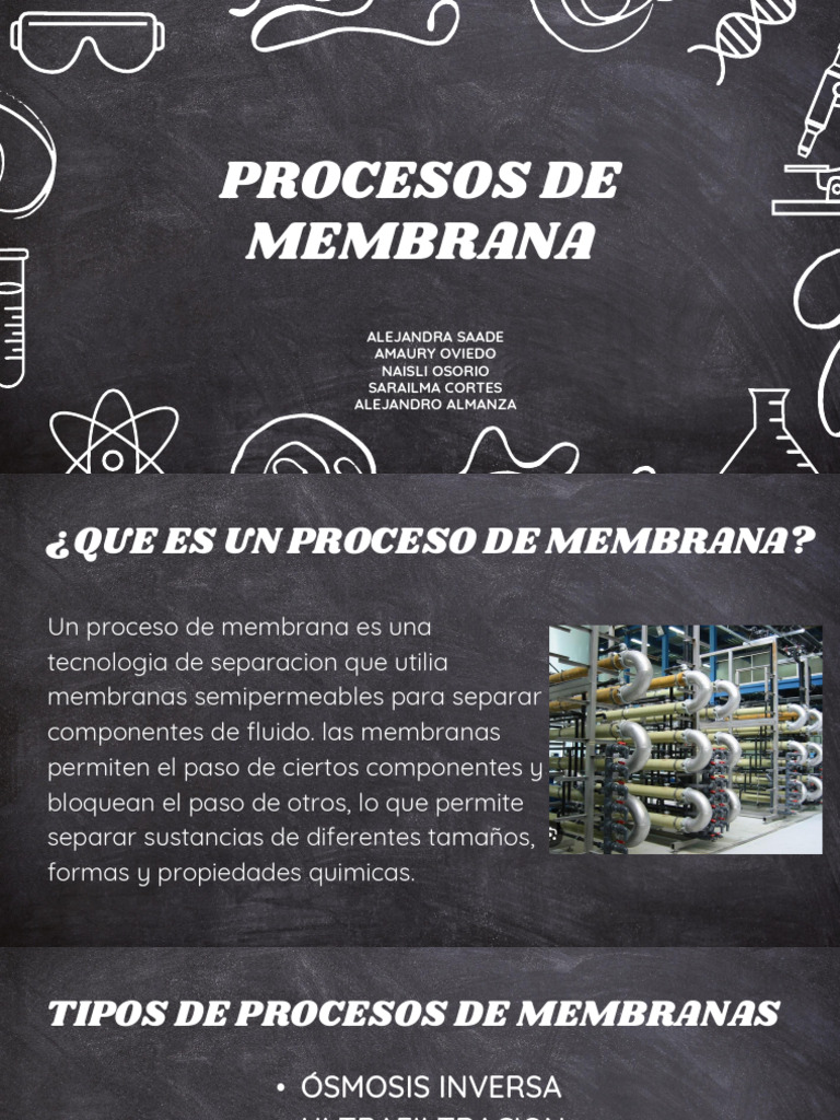 Procesos Qym | PDF | Ósmosis | Filtración