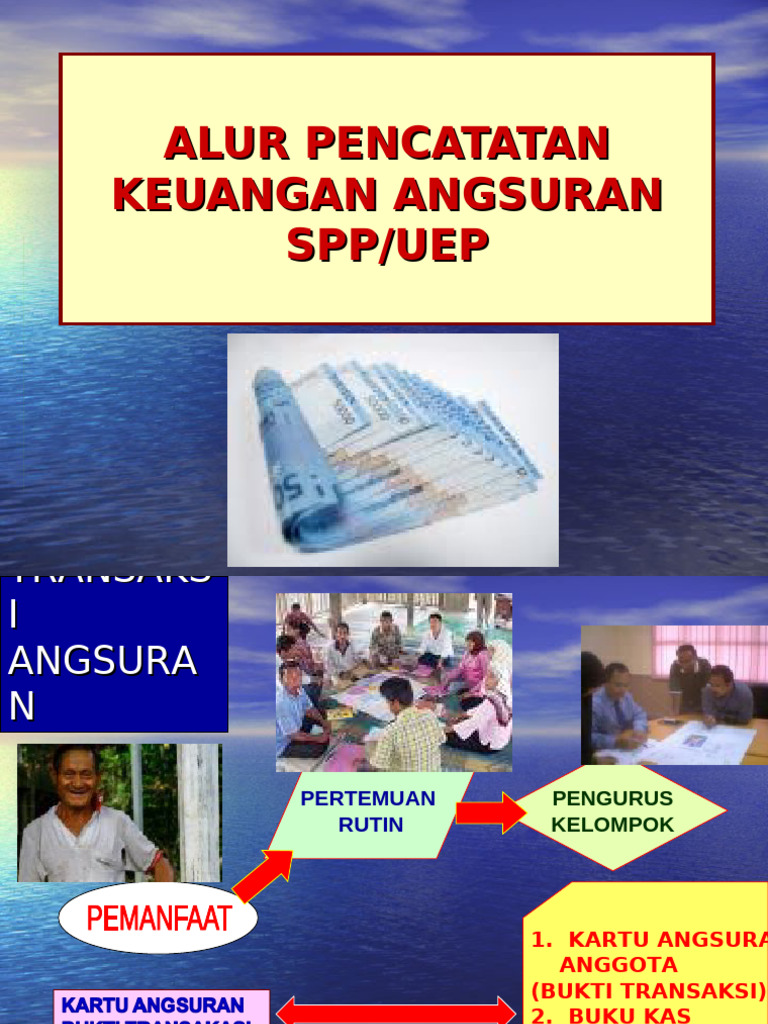 Alur Pencatatan Perguliran SPP Uep | PDF