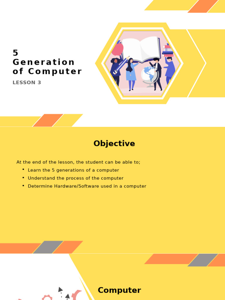 Lesson 3 5 Generation Of Computer Pdf