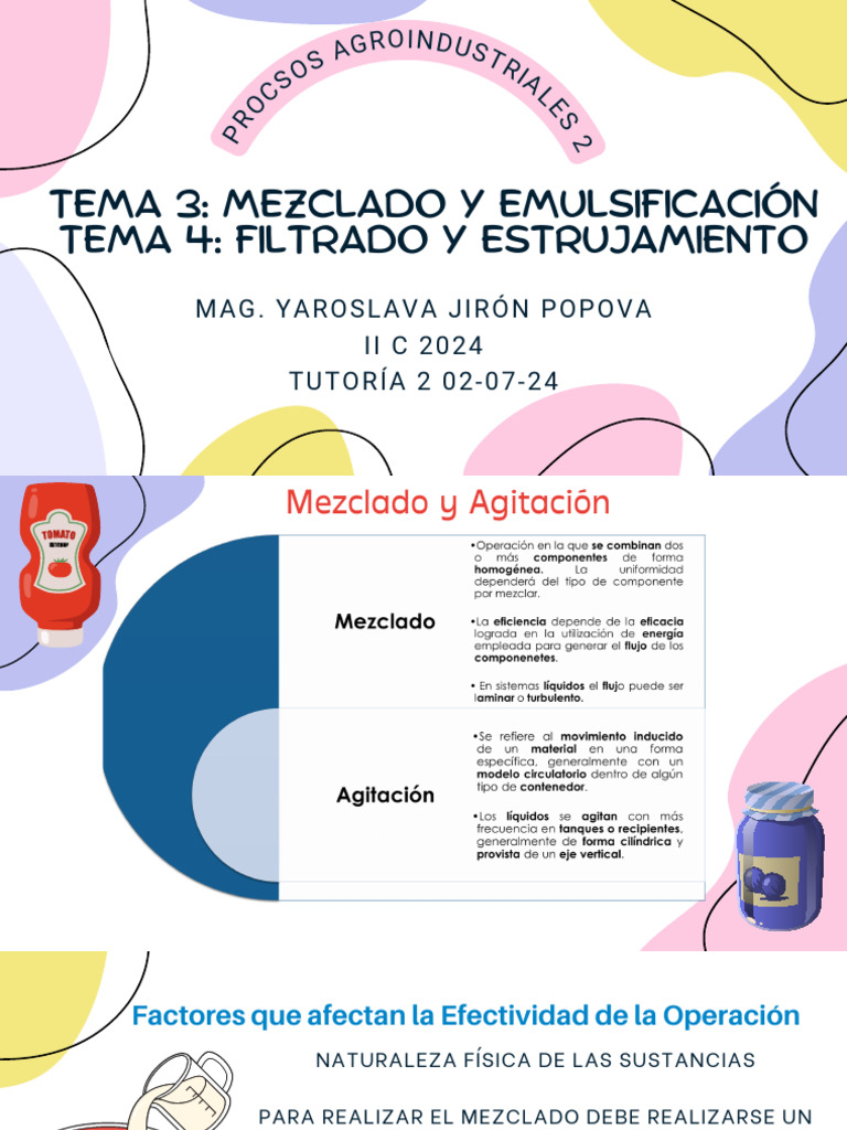Mezclado y Filtración | PDF