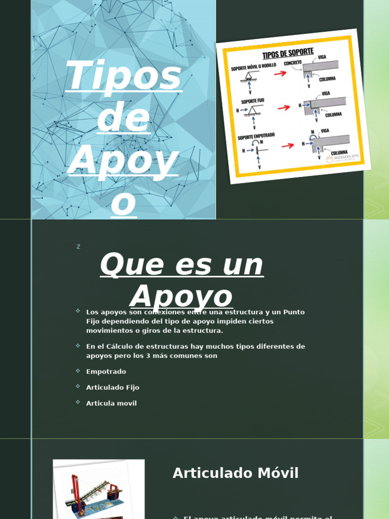 Tipos de Apoyo | PDF
