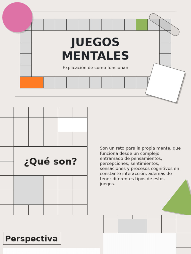 Juegos Mentales Explicación | PDF