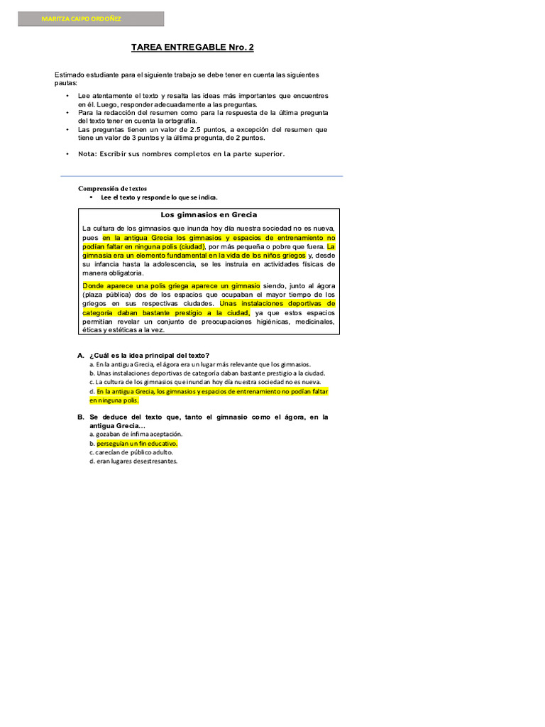 Entregable 02 - Caipo Maritza - Comunicacion | PDF