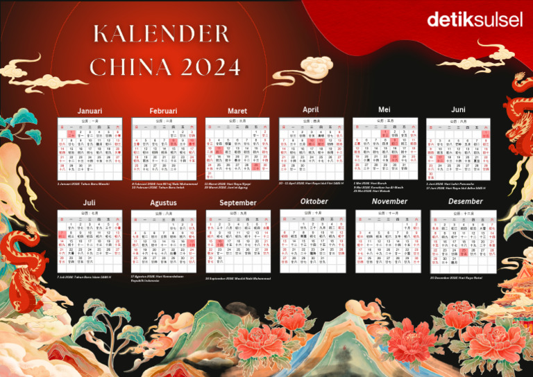 Kalender China 2024 | PDF