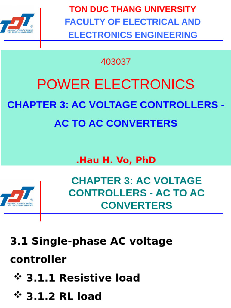 403037 Power Electronics Chapter 3 | PDF
