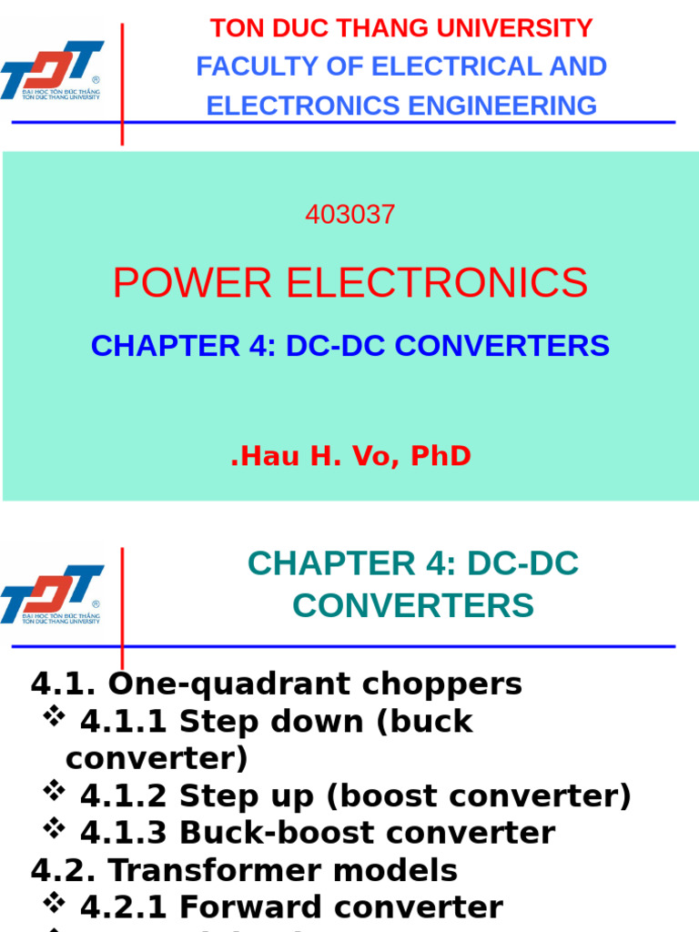 Power Electronics Chapter 4 | PDF