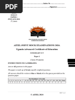 Sub-Ict Paper 3 Uneb 2024 | PDF | Computer File | Software