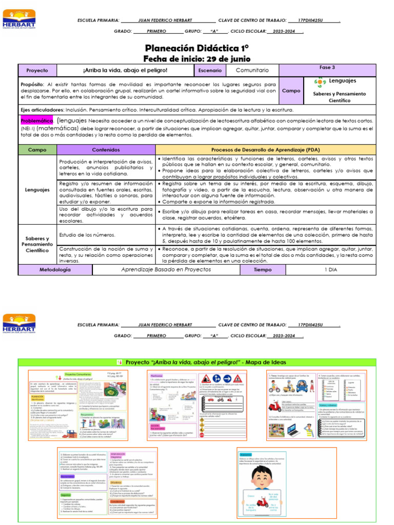 1°a Planeacion S38 | PDF