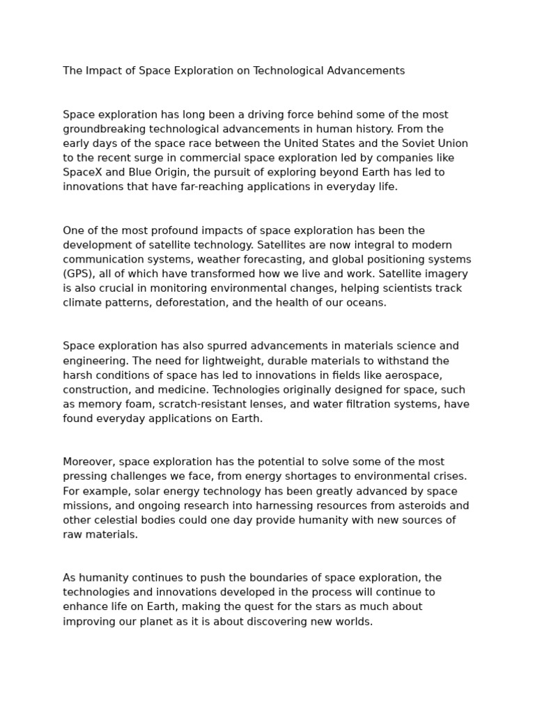 Space Explorations. | PDF