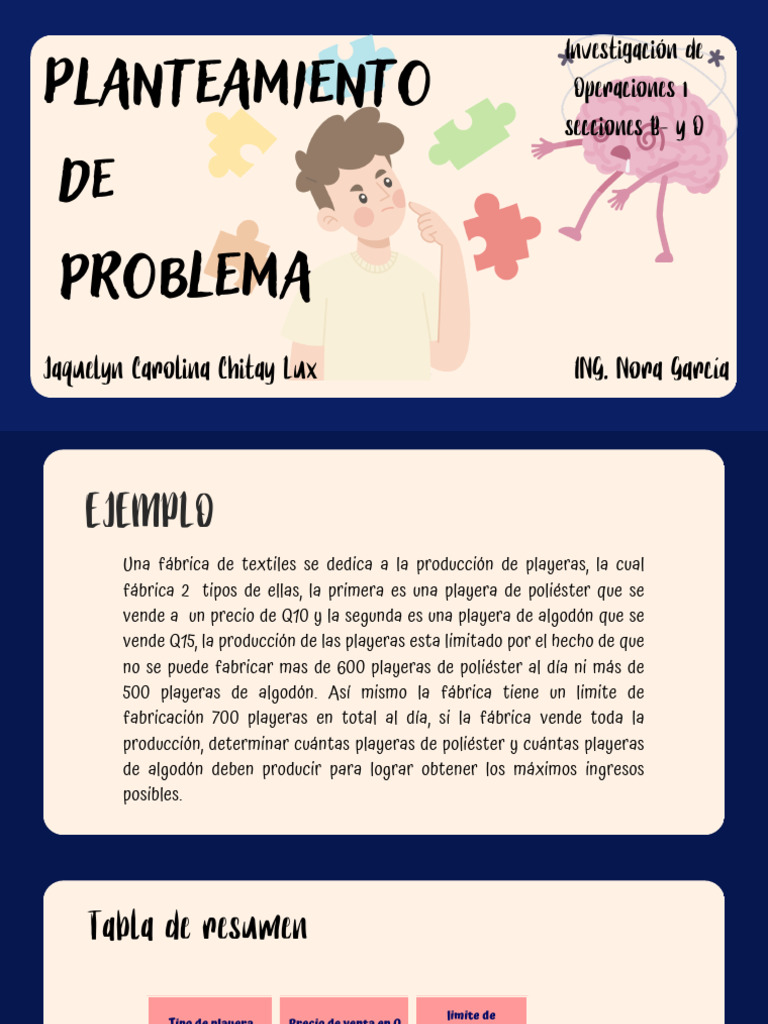 Planteamiento de Problema | PDF
