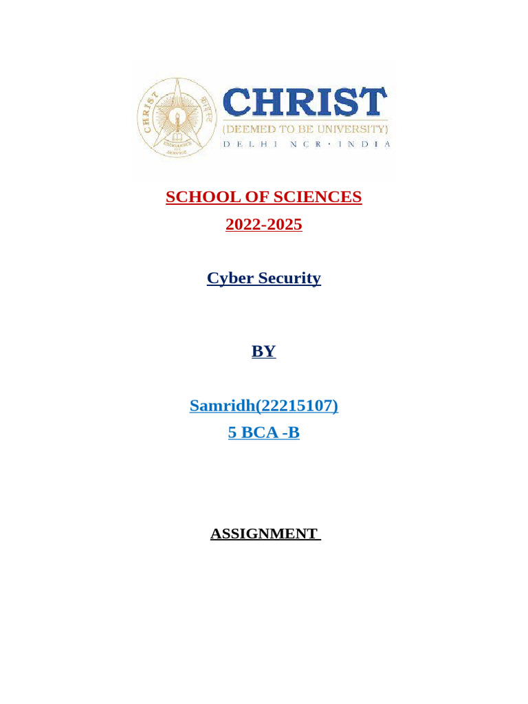 Assignment | PDF