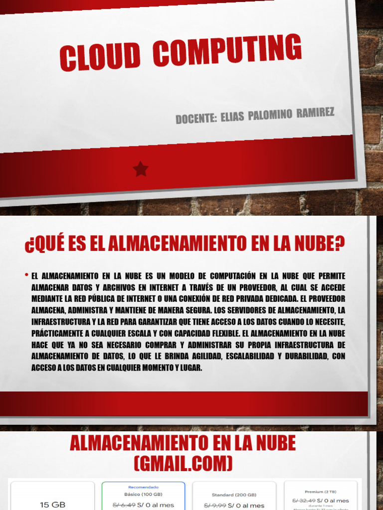 Clase 03 - Cloud Computing | PDF