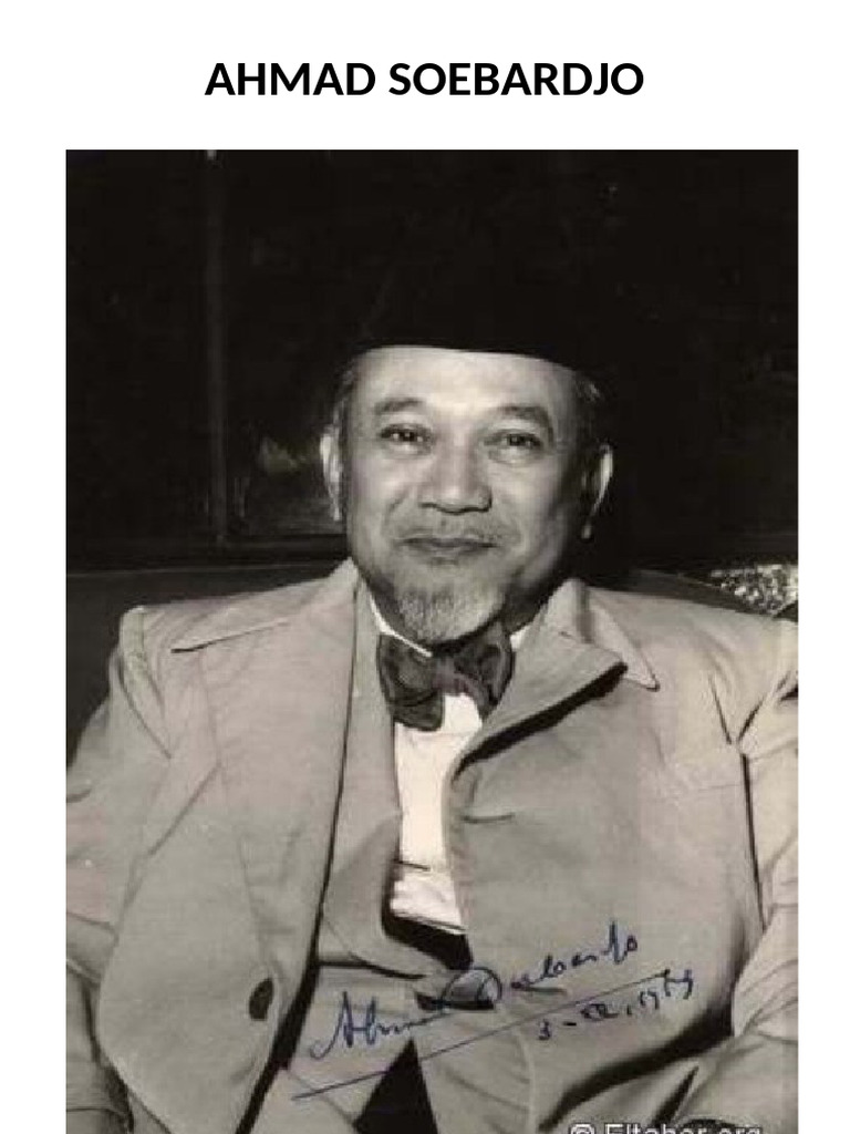 Ahmad Soebardjo | PDF