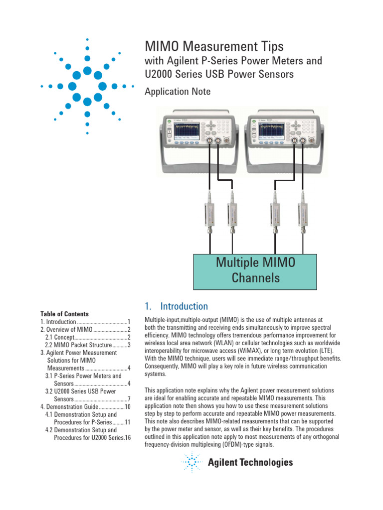 MIMO Power Measurement Tips | PDF