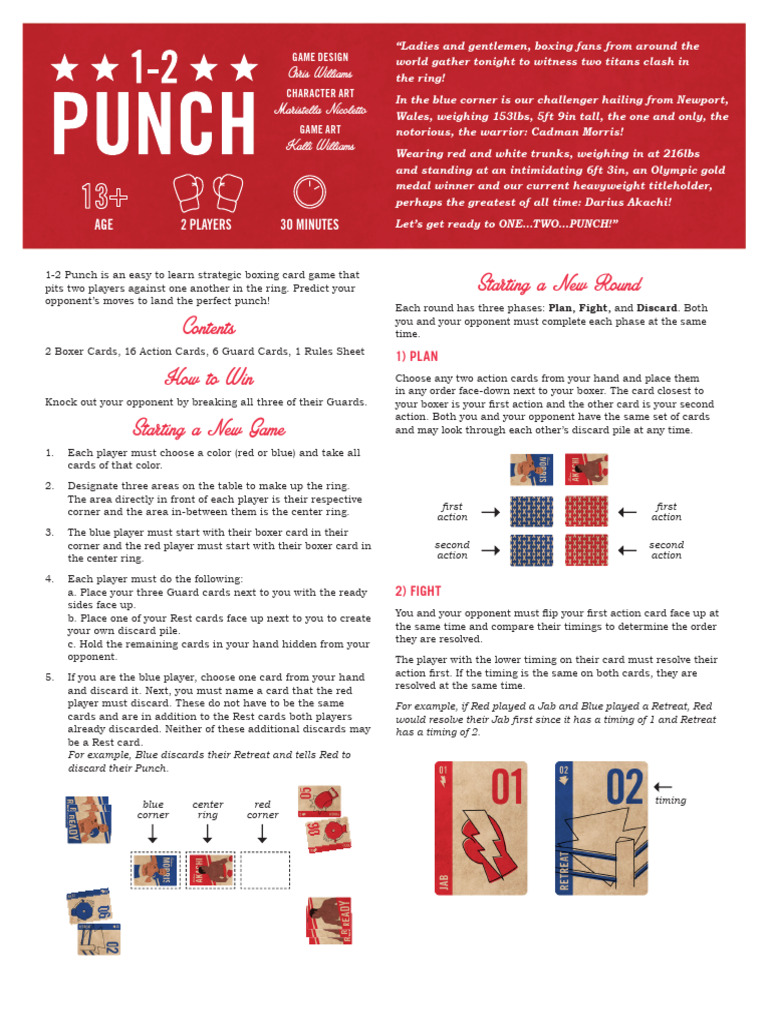 1-2-Punch-Rules | PDF