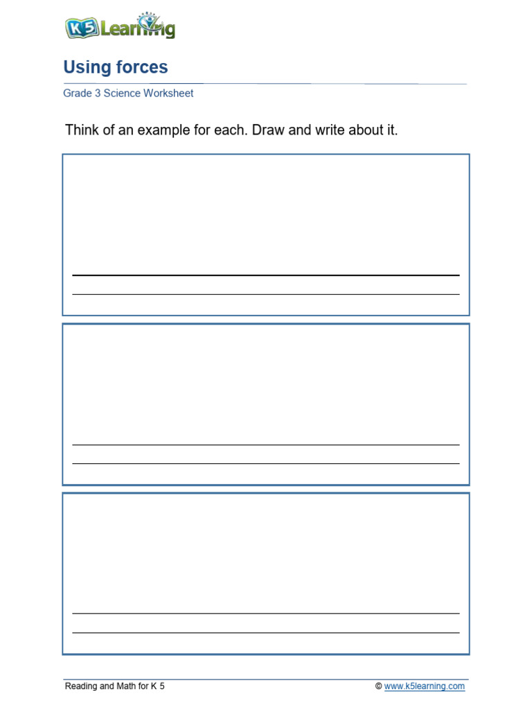 Grade 3 Force Motion D | PDF