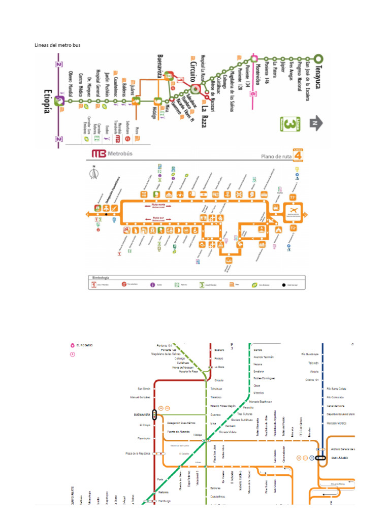 Lineas Del Metro Bus | PDF
