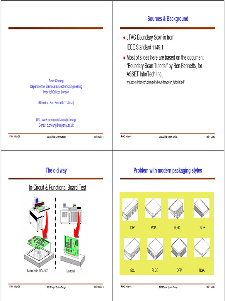 Topic 9 Jtag Boundary Scan Pdf