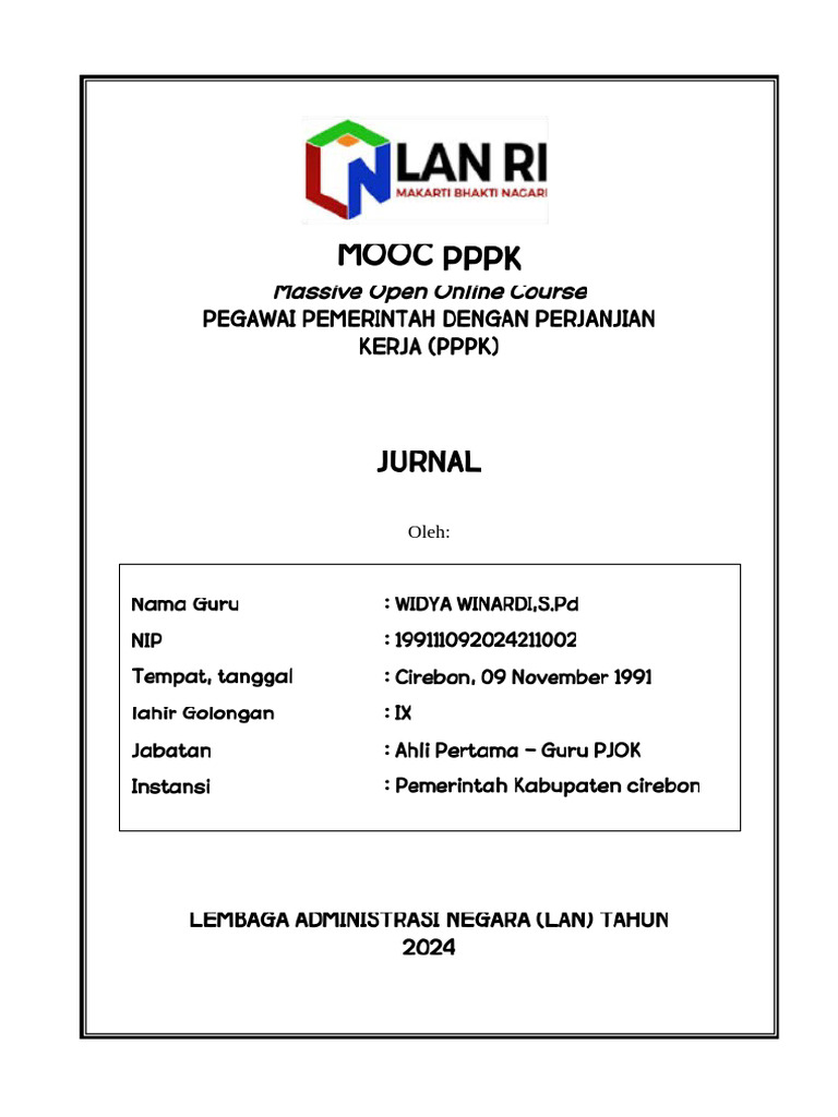 Jurnal Mooc - Widya Winardi, S | PDF