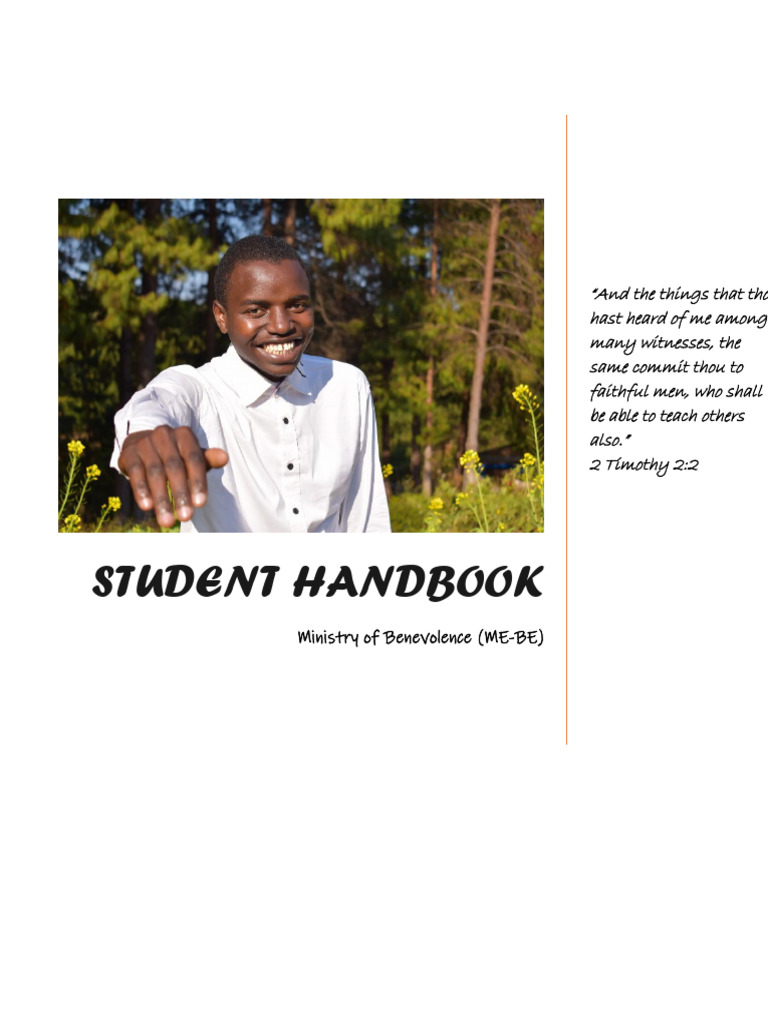 ME-BE Students Handbook 2024 | PDF | Modesty | Jesus
