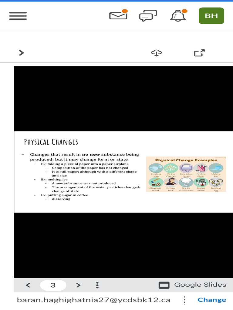 TCPhysical and Chemical Changes TC - PPTX - SNC1WY-C - (AP Prep ...