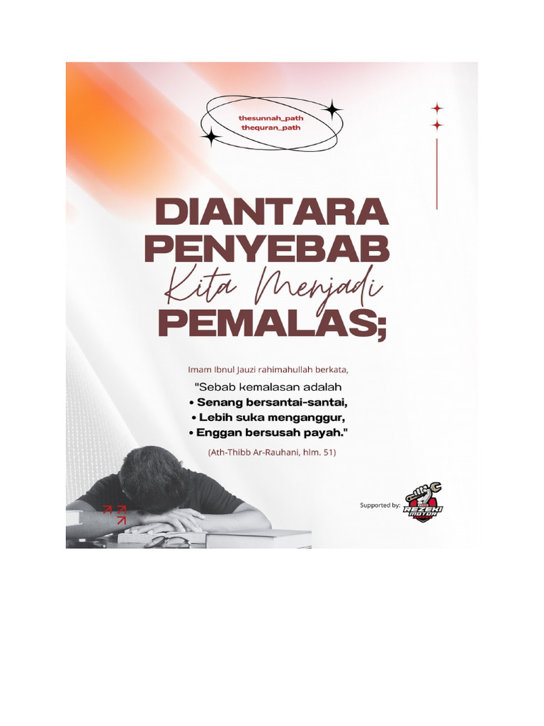 PENYEBAB MALAS | PDF