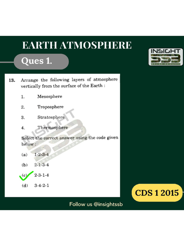 Earth Atmosphere and Water in Atmosphere | PDF