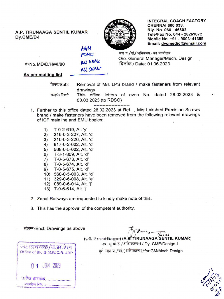 196 - Removal of Ms LPS Brand Make Fasteners From Relevant Drawings | PDF