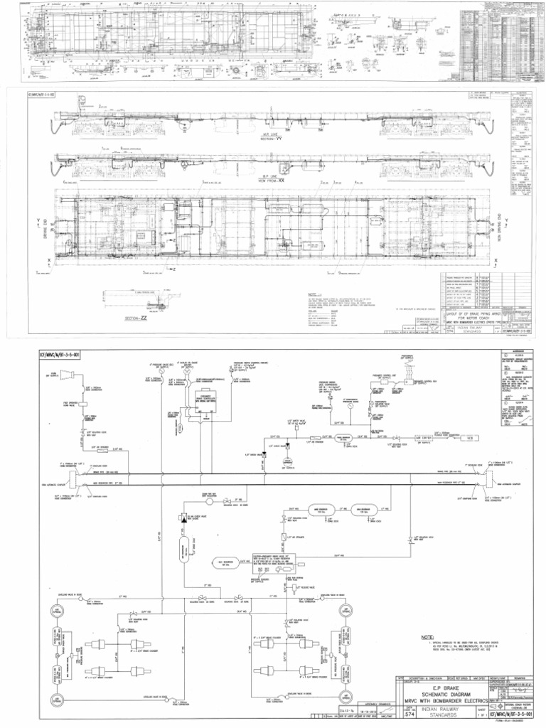 3PH and Conv MMTS Air Brake Layout | PDF
