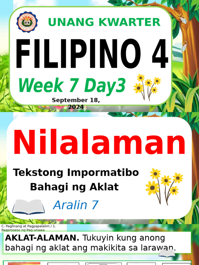 Filipino 4 Q1 W7 Day 3 4 | PDF