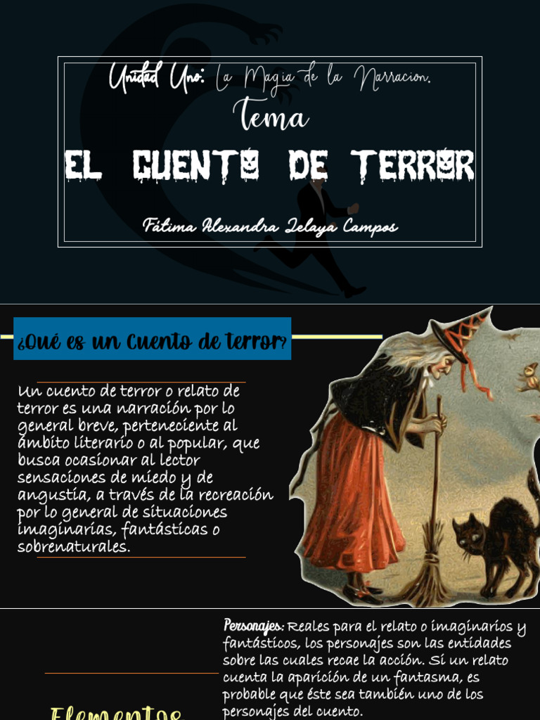 Unidad Uno Cuento de Terror | PDF