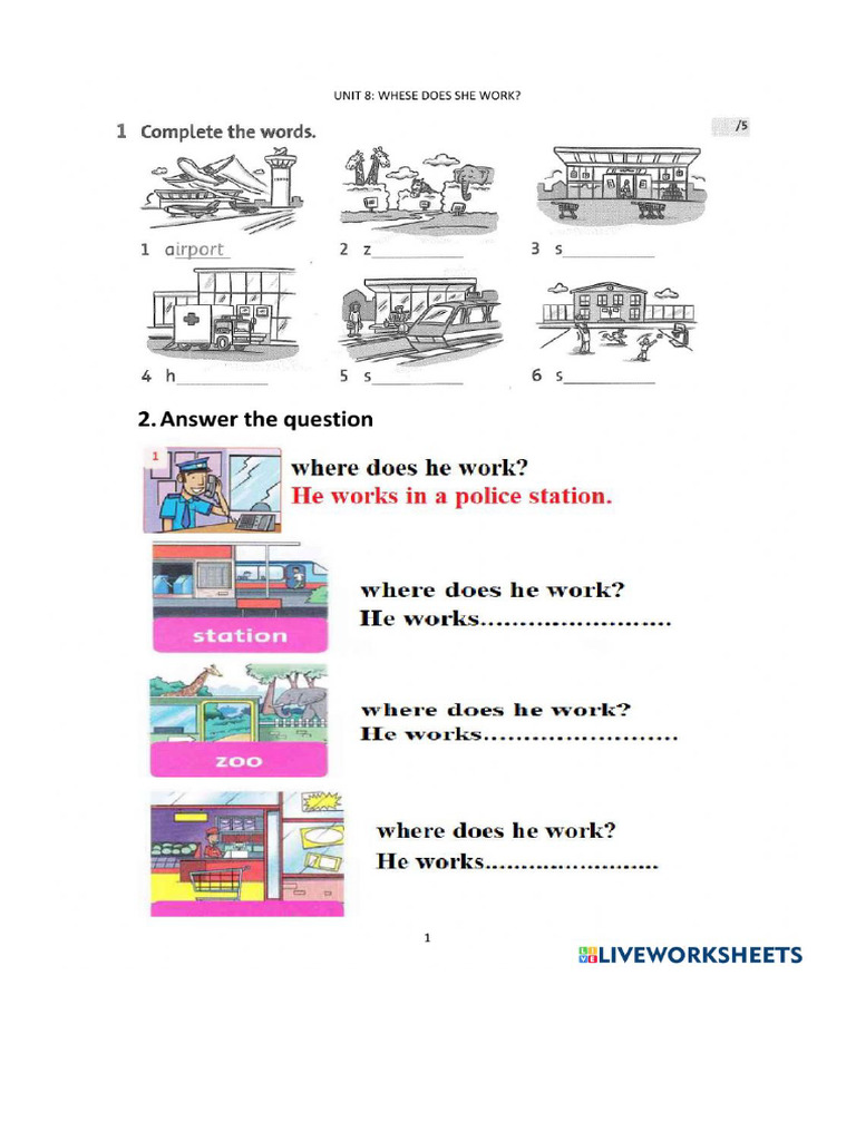 Where Does She Work | PDF