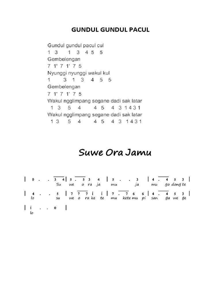 Note Lagu | PDF