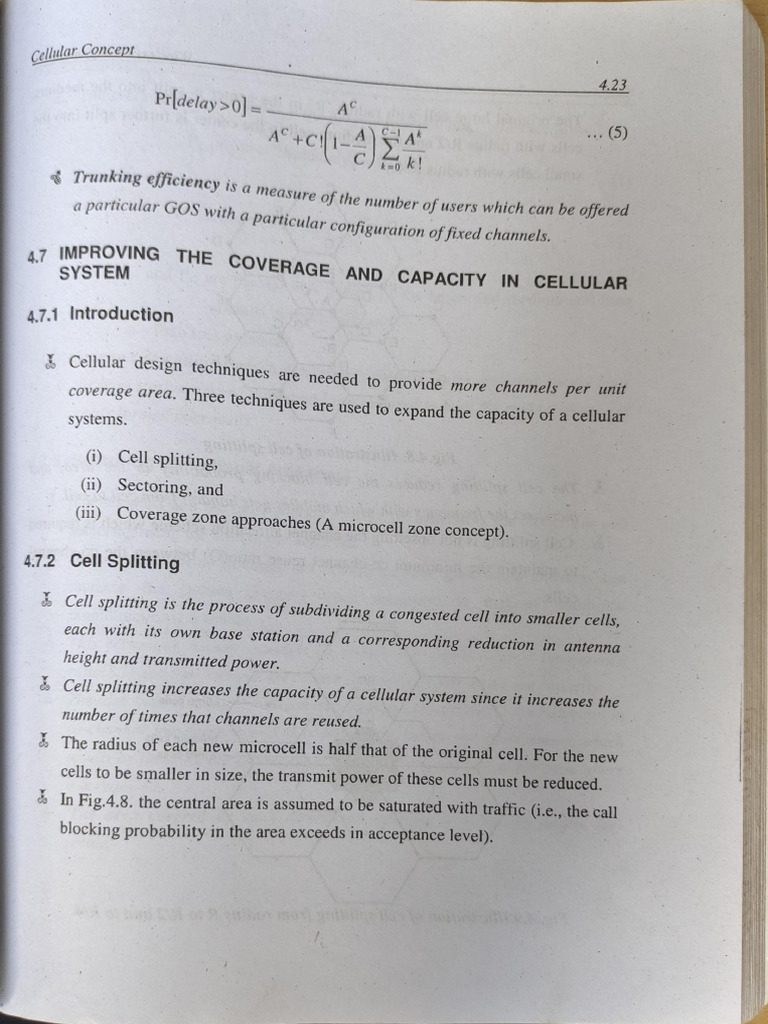 Coverage & Capacity Wc-Unit-2 | PDF