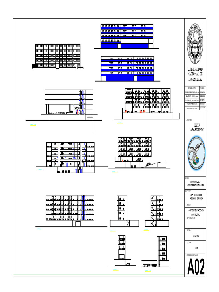 Universidad Nacional de Ingeniería: Estudiante C Digo | PDF