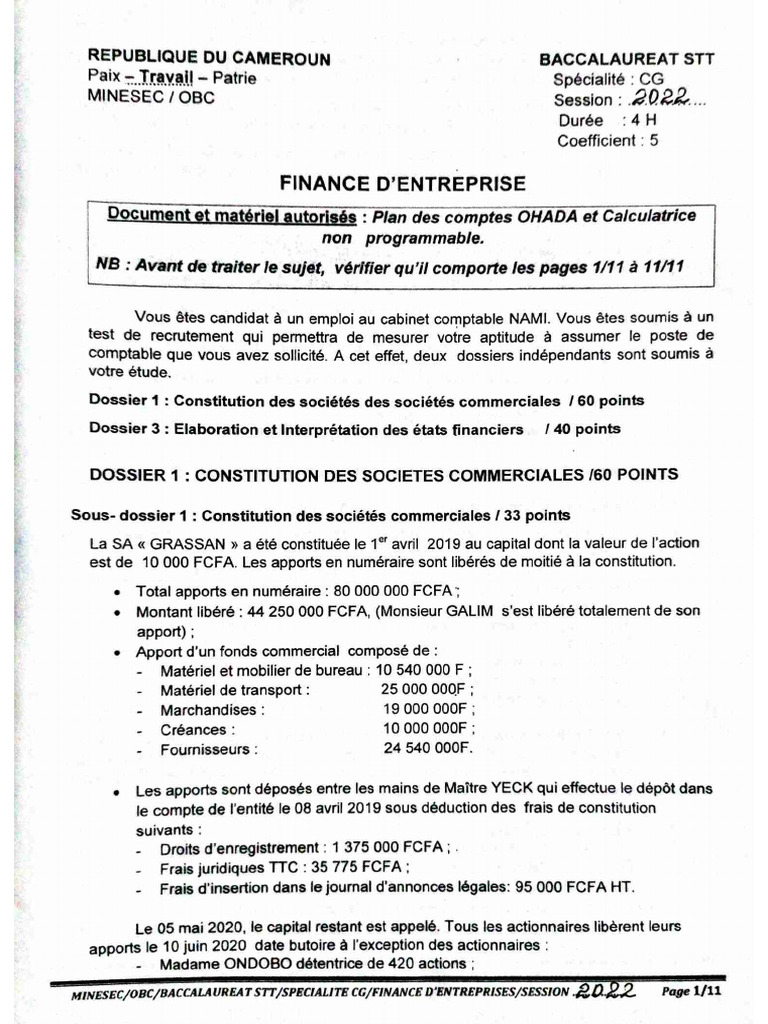 FE BAC CG 2022_FNA | PDF