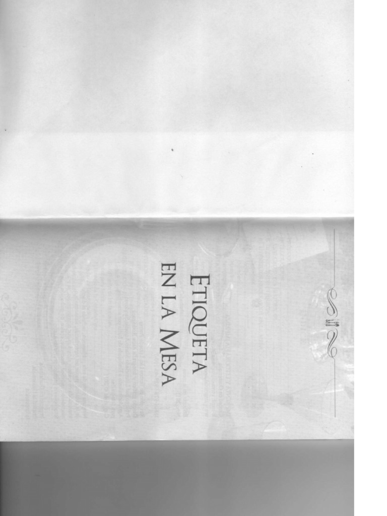 Etiqueta en la mesa | PDF