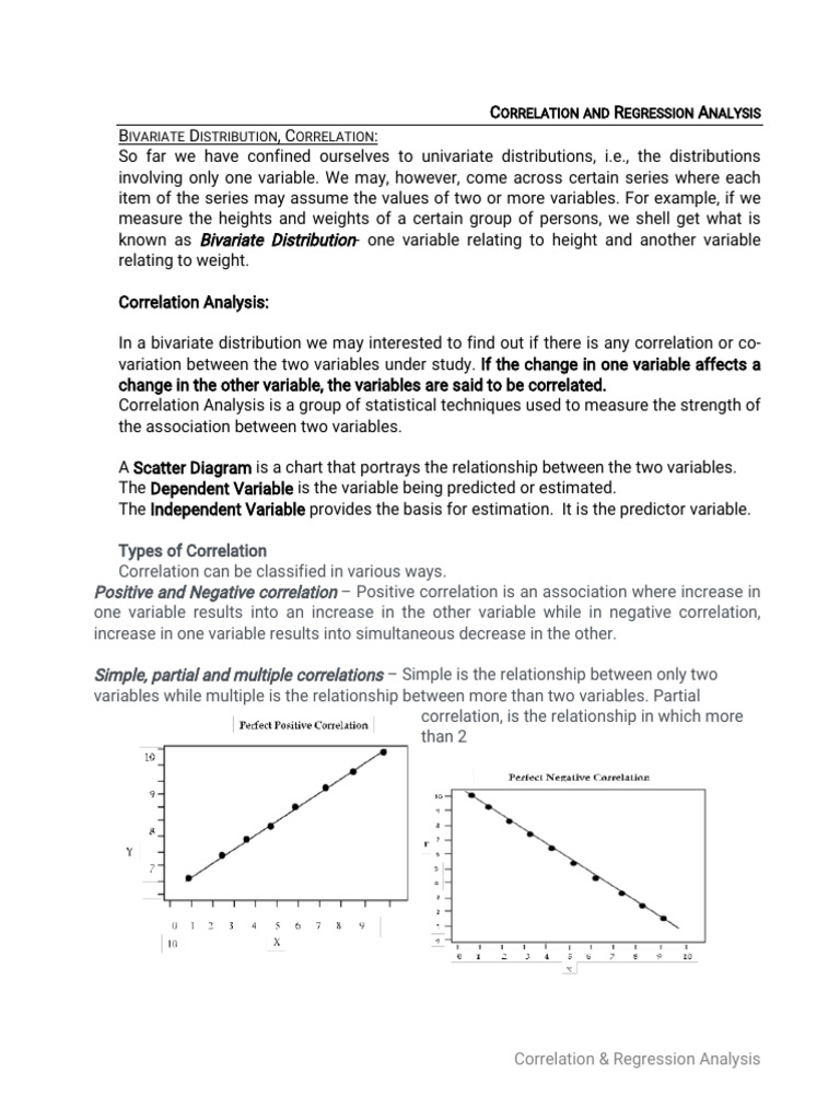 Correlation and Regression Analysis | PDF | Multivariate Statistics