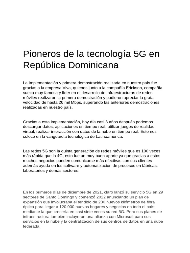 RED 5G | PDF