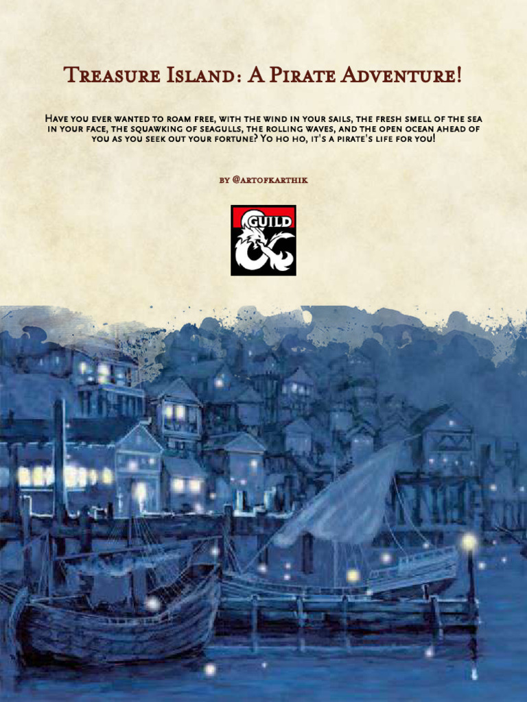 5e Treasure Island A Pirate Adventure! v2 1, OEF, 2020 04 29 | PDF