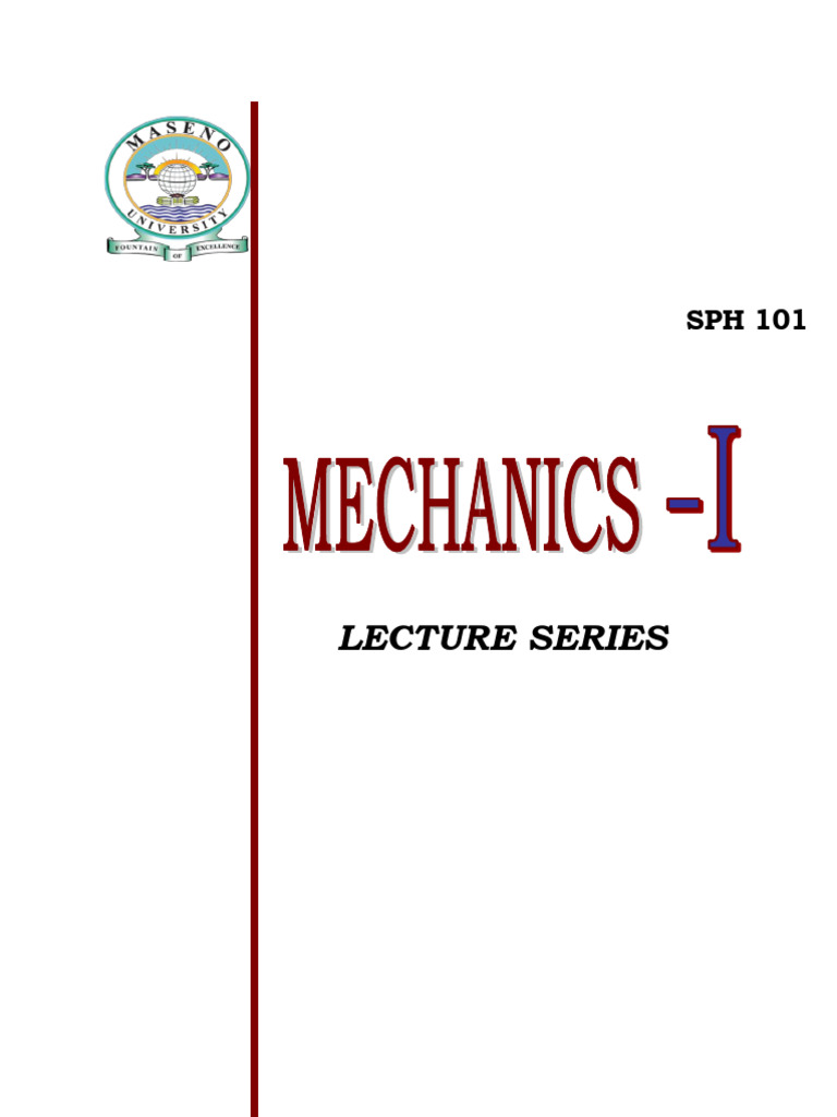 SPH 101 L1 | PDF | Physics | Science & Mathematics