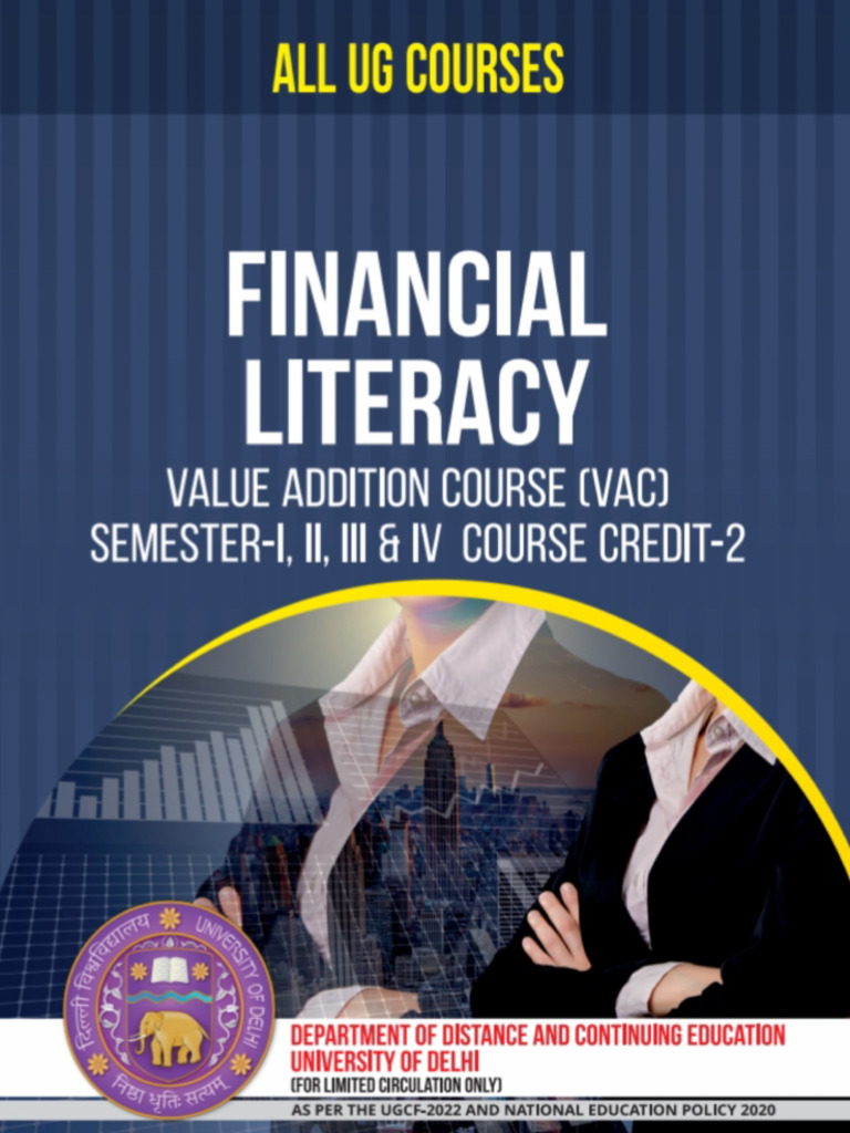 Financial Literacy L-1 (Hindi) (Sem-1,2,3,4) | PDF