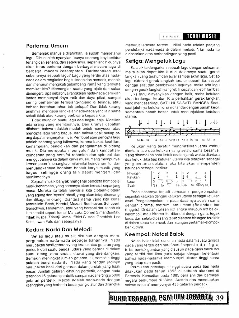 Teori Musik | PDF