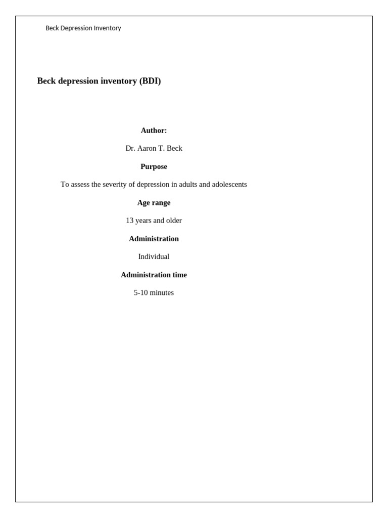 BDI Report by Iqra.. | PDF