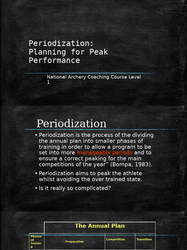 Periodization | PDF