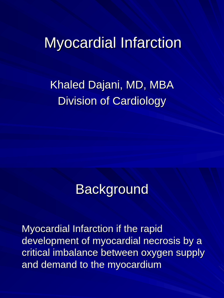 Acute Mi | PDF